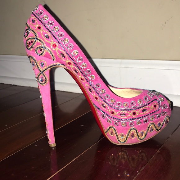 Christian Louboutin | Shoes | Christian Louboutin Pink Bollywood ...